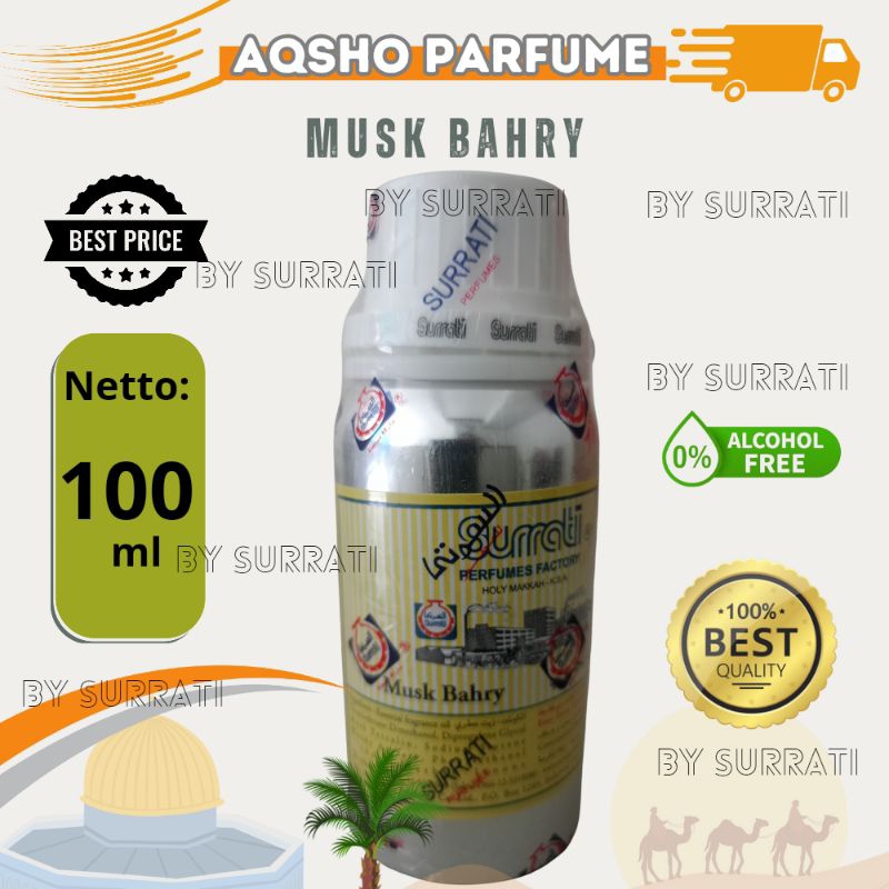 Jual MUSK BAHRY Surrati 100ml Original Saudi Arabia Import Segel, Biang ...