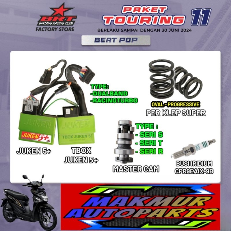 Jual BRT Paket Touring 11 Beat POP - Ecu Juken 5+ TBox - Master Cam - Per Klep (BINTANG RACING ...