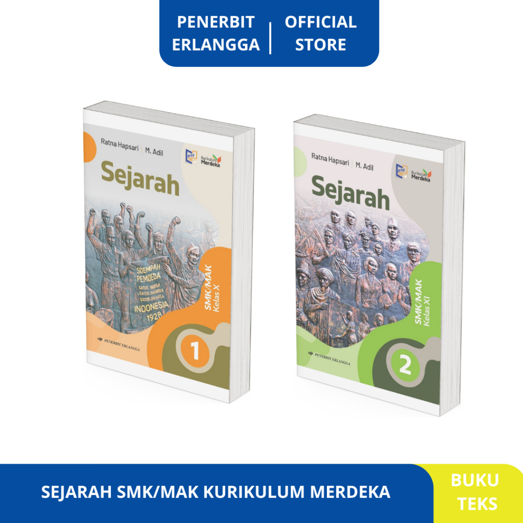 Jual [Erlangga Official] Sejarah Smk/Mak Kelas 10 11 - Kurikulum Merdeka | Shopee Indonesia