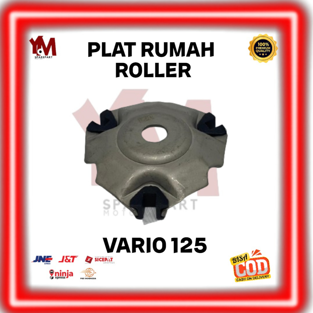 Jual PLAT RUMAH ROLLER VARIO 125 PLATE RAMP TUTUP PENUTUP TAHANAN RUMAH ...