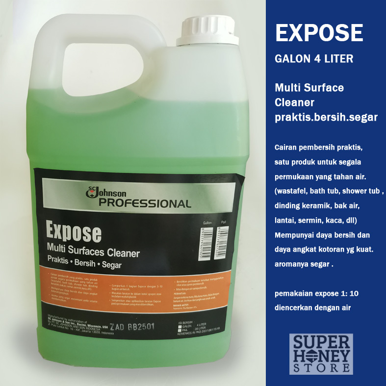 Jual Expose johnson 4 liter Multi surface cleaner | Shopee Indonesia