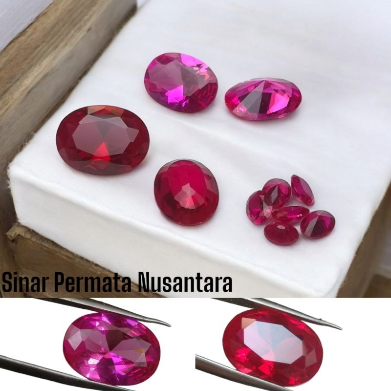Jual BATU PERMATA RUBI SIAM BANGKOK 9,25 SKALA MOHNS - OVAL CUTTING ...