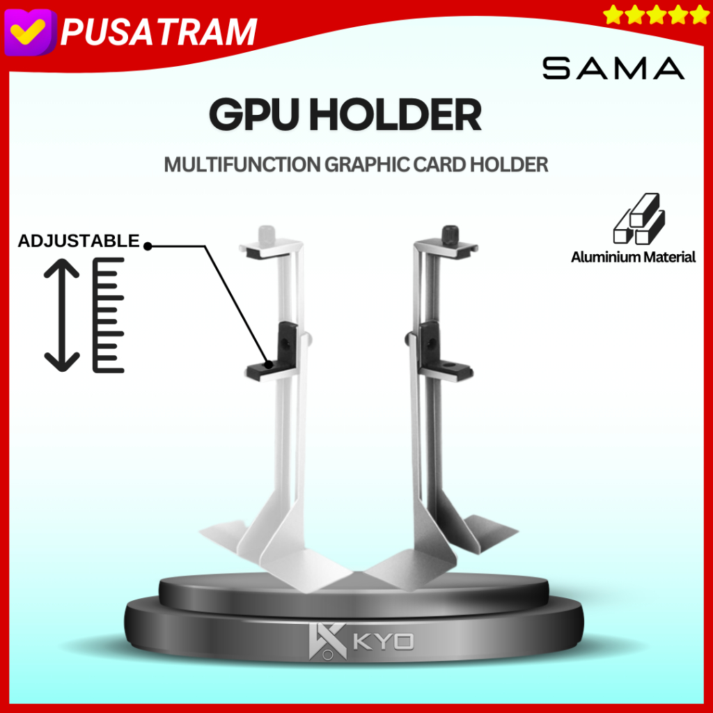 Jual GPU HOLDER X5 GRAPHICS CARD HOLDER Double-sided GPU Stand ...