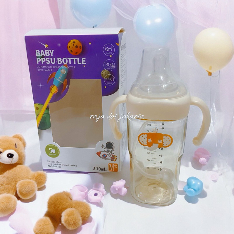 Jual botol susu ppsu kotak 300ml rekomendasi botol susu anak anti pecah tahan panas bpa free ...