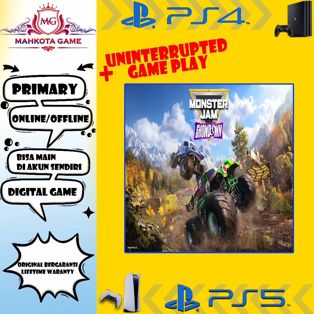 Jual Monster Jam Showdown PS4 & PS5 DIGITAL | Shopee Indonesia