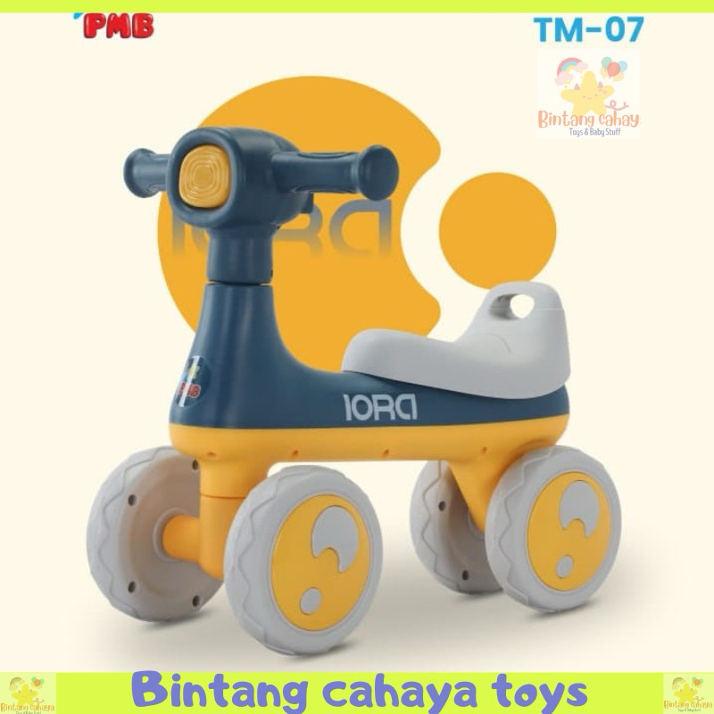 Jual Sepeda dorong Anak mainan playground push bike IORA TM 07 ride on tunggang balance bike ...