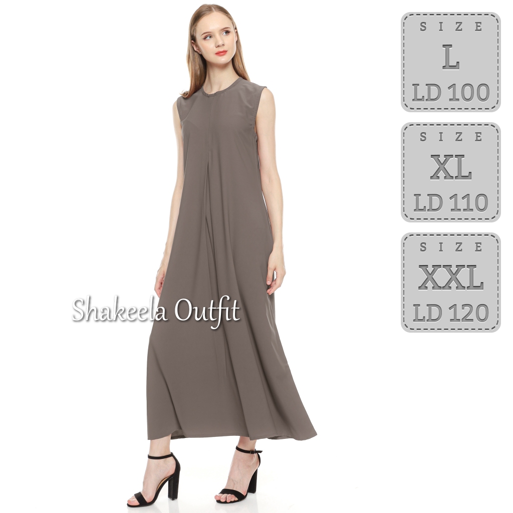 Jual Inner Dress Singlet Dalaman Gamis Muslim\\ Singlet Tanpa Lengan ...