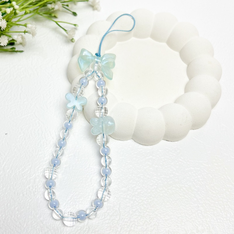 Jual PHONE STRAP BEADS KRISTAL HP TALI HP GELANG BRACELET KOREA ...