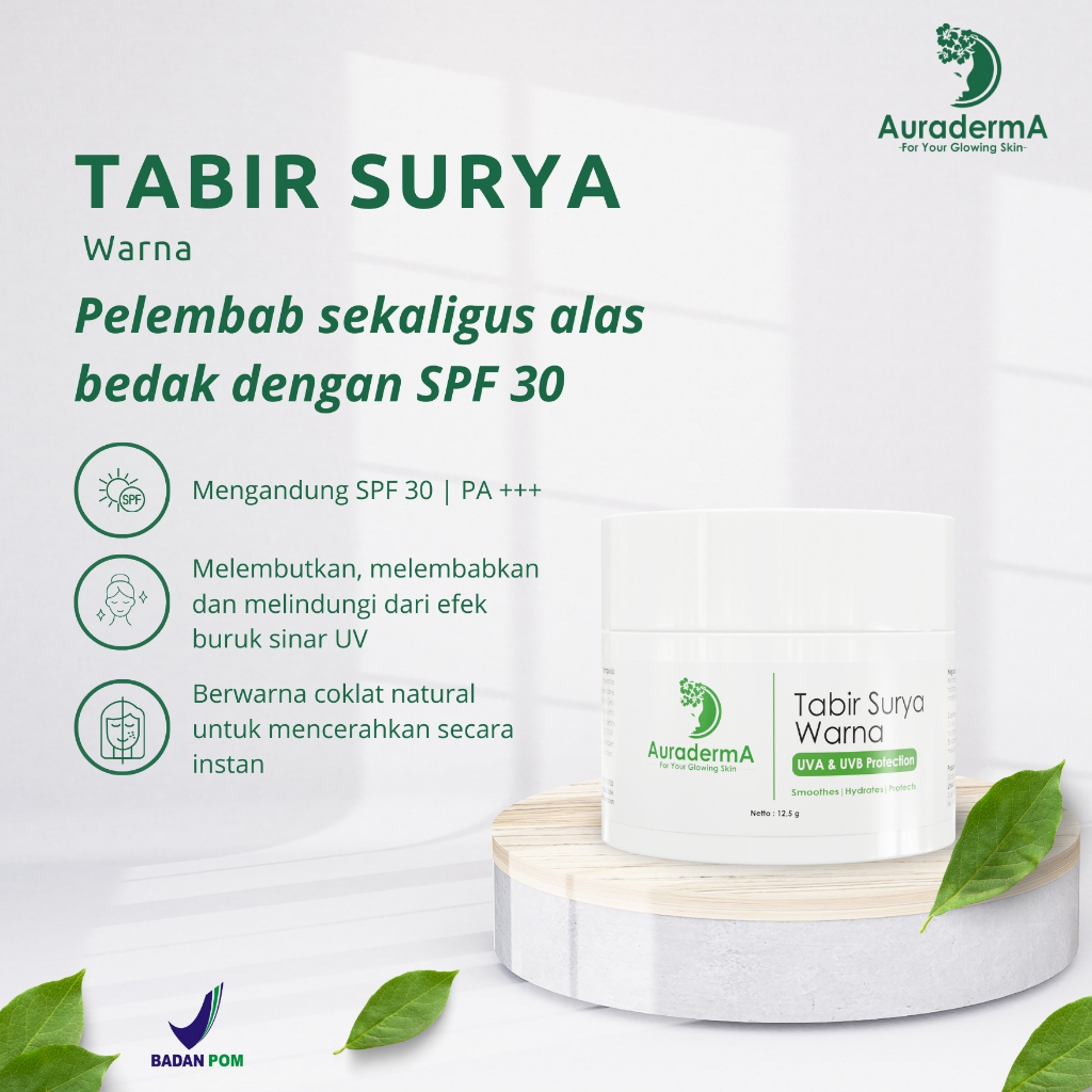 Jual AuradermA Tabir Surya Warna - Tinted Day Cream - Sunscreen SPF 30 ...