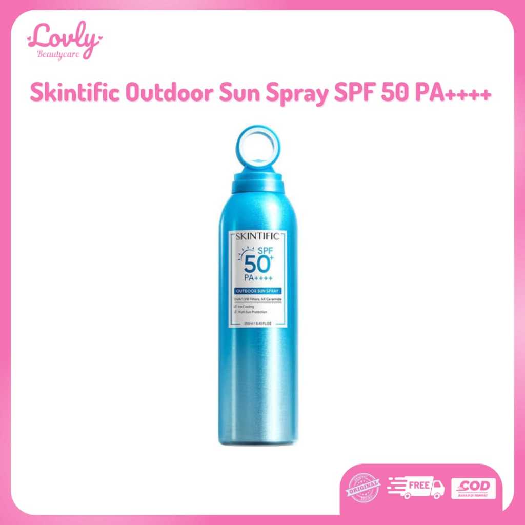 Jual SKINTIFIC - Outdoor Sunscreen Spray SPF 50+ PA++++ 250ml | UV Mist ...