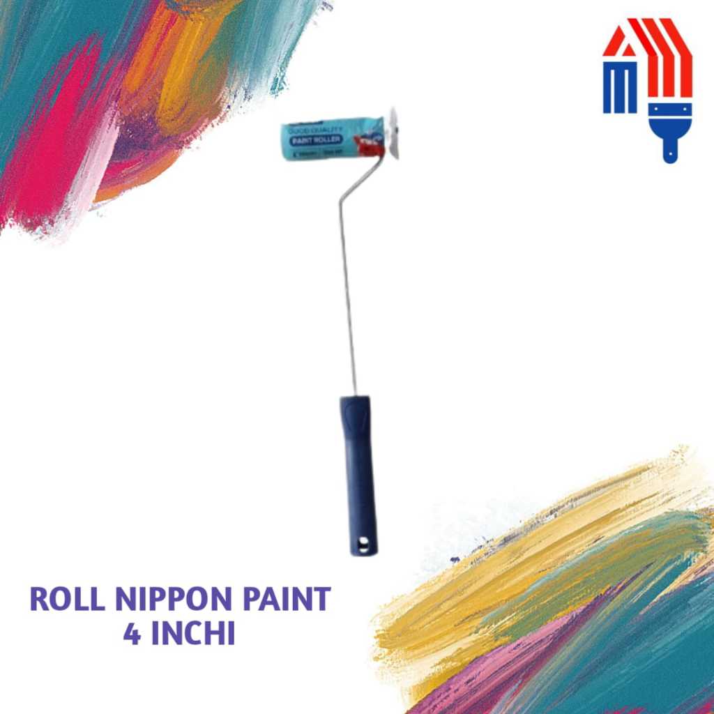 Jual Roll Cat Mini 4" - High quality/Kuas Roll Mini 4 inch NIPPON PAINT ...