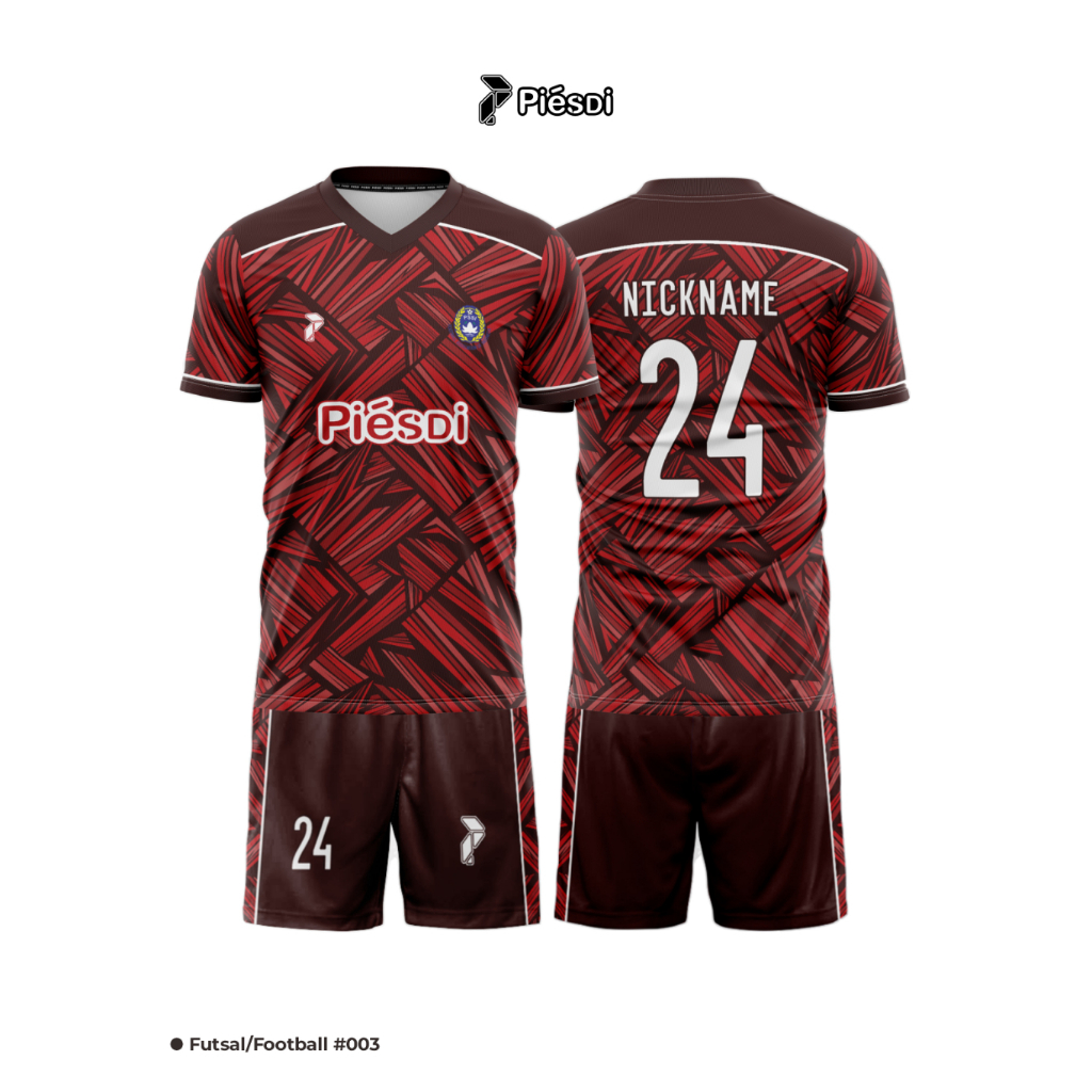 Jual BAJU KAOS JERSEY CUSTOM BOLA/FUTSAL FULL PRINTING FREE NAMESET DAN ...