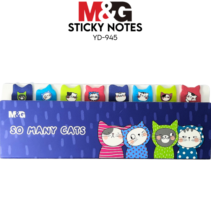 Jual Sticky Flags M&G So Many Cat YD-945 Memo Sticky Note AS26V873 ...