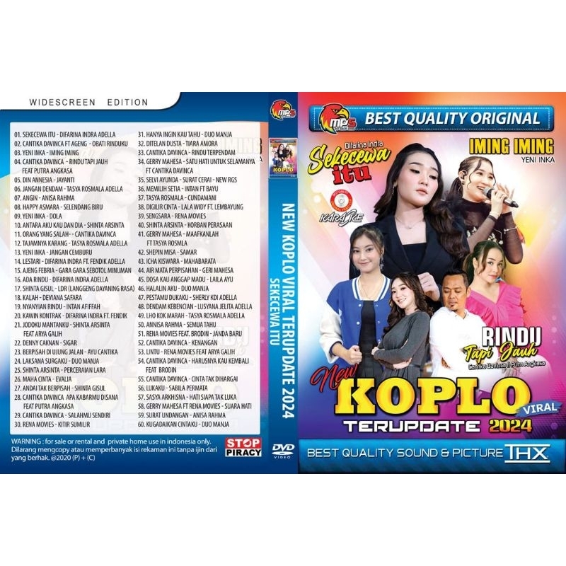 Jual KASET MP5 LAGU NEW KOPLO VIRAL TERUPDATE 2024 | Shopee Indonesia