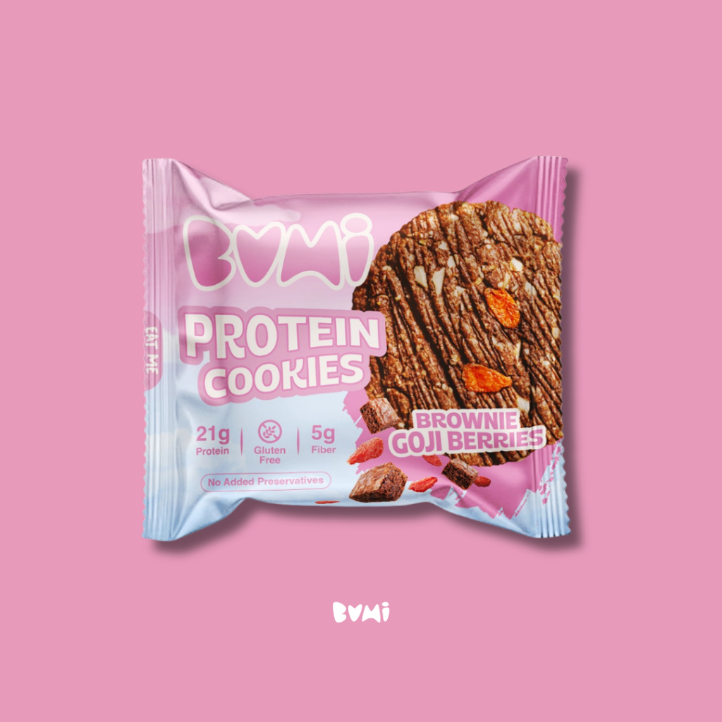Jual Love Bumi Brownie Goji Berries High Protein Gluten-Free Cookies ...