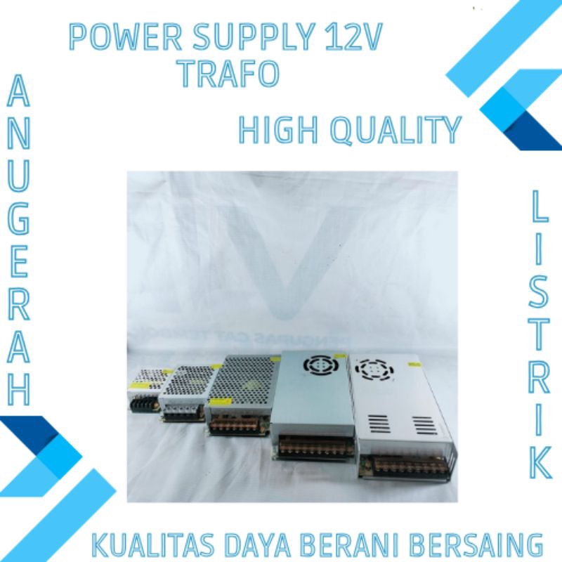 Jual POWER SUPPLY 12V 3A, 12V 5A, 12V 10A HIGH QUALITY ALL CCTV, KABEL ...