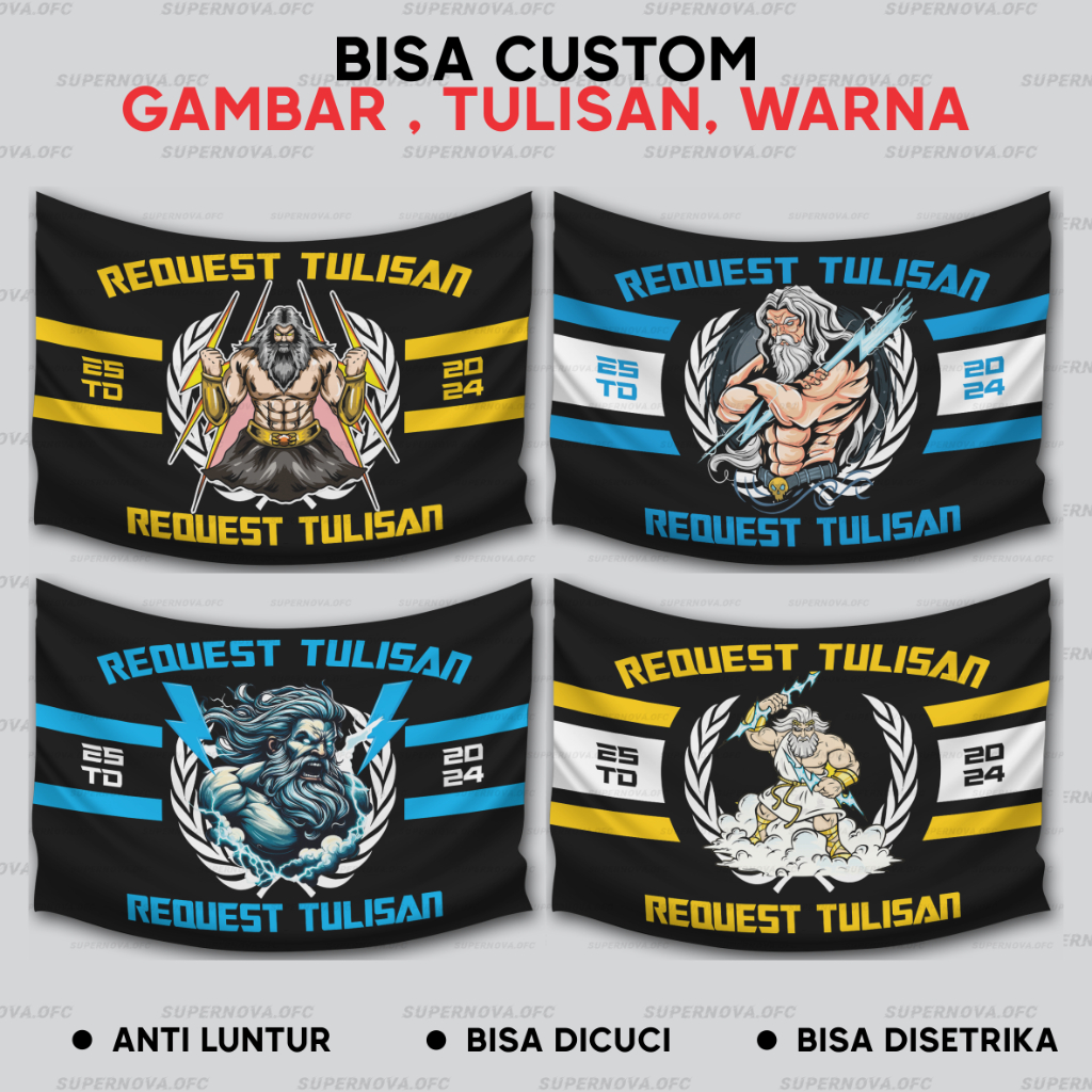 Jual BENDERA BASIS SUPORTER JUMBO BEBAS REQUEST | BENDERA KOMUNITAS ...