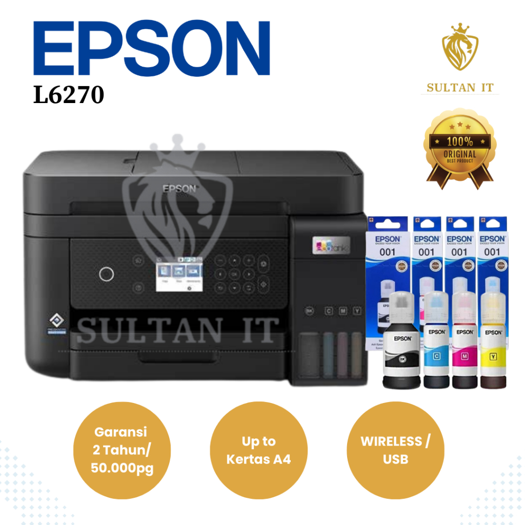 Jual Printer Epson L6270 Wifi Duplex Multifunction InkTank Printer With ...