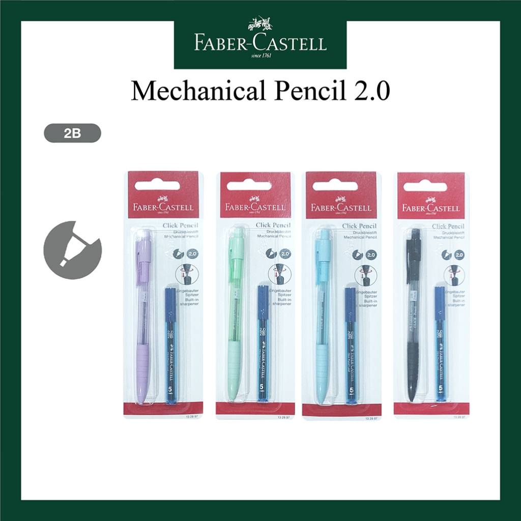 Jual BN - Pensil Mekanik Faber Castell / Mechanical Pencil Click 2.0 MM ...