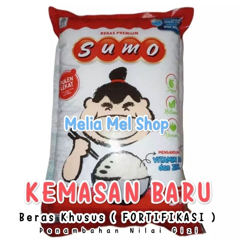 Jual Beras SUMO Kemasan Merah, Beras KHUSUS, Beras FORTIFIKASI ...