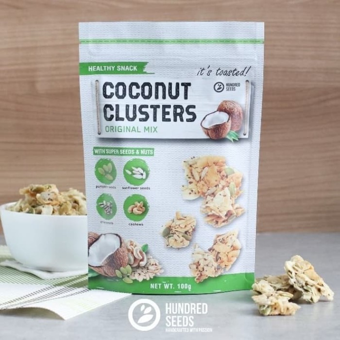 Jual coconut cluster healthy snack original 100gr | Shopee Indonesia