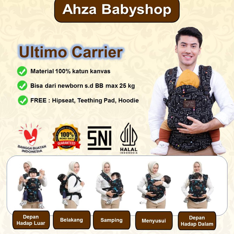 Jual CuddleMe Ultimo Carrier Gendongan Bayi SSC Cuddle Me Baby Carrier ...