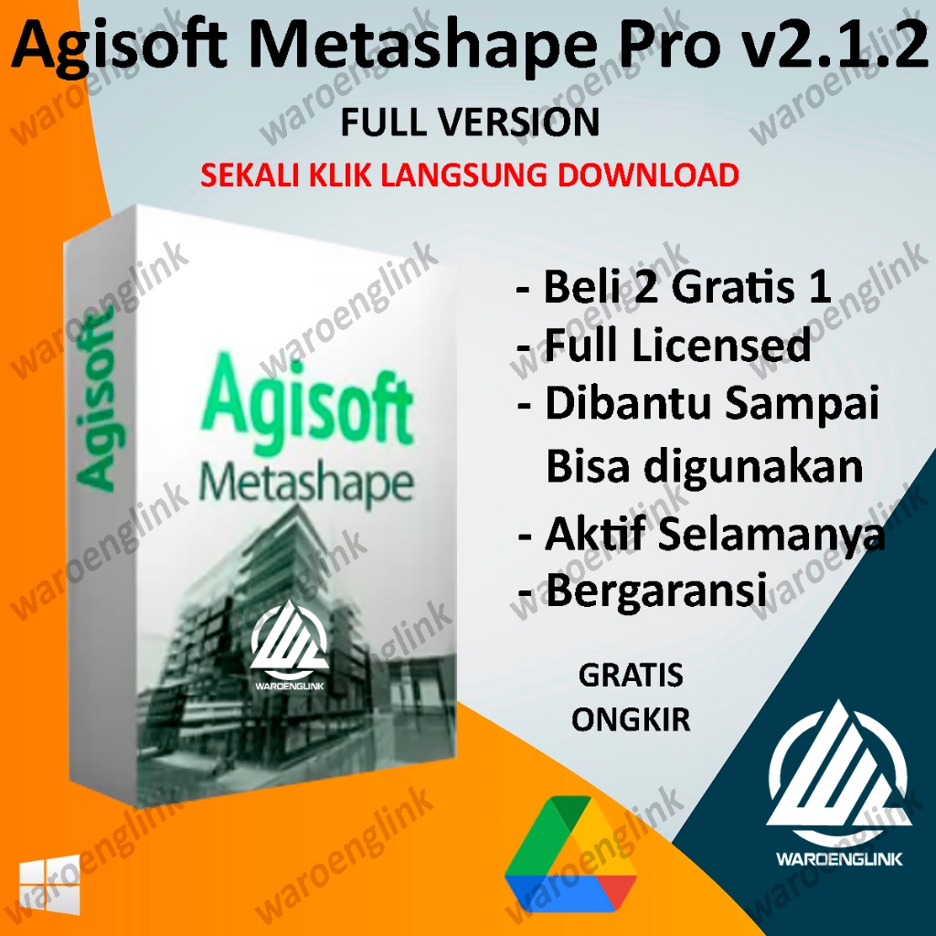 Jual Agisoft Metashape Professional 2.1.2 Agisoft versi terbaru 2025 ...