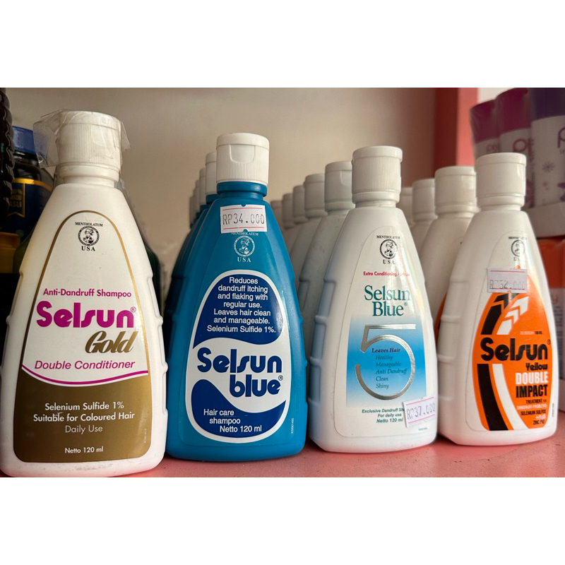 Jual SELSUN Blue Shampoo / Selsun gold / Selsun Blue Five / Selsun ...