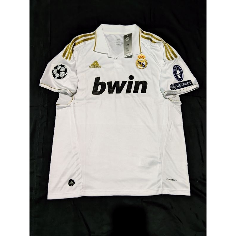 Jual Jersey Real Madrid home 2011/2012 full patch UCL | Shopee Indonesia