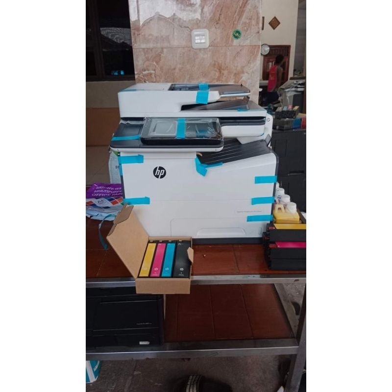 Jual Printer Hp Pagewide E58650 New Modif Infus | Shopee Indonesia