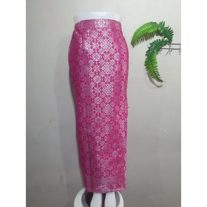 Jual Rok span Songket Jumbo/Rok span big size 3L - 6L /Rok instan Langsung Pakai/Rok songket ...