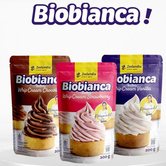Jual Zeelandia Biobianca Whip Cream 200 g | Shopee Indonesia