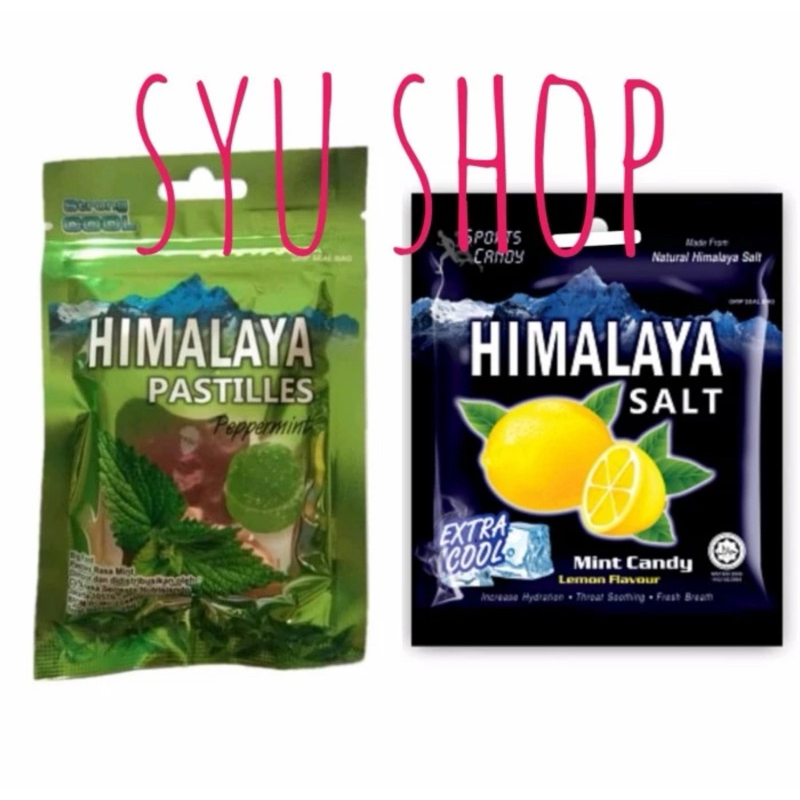 Jual himalayan himalaya lemon mint sea salt candy pastiles chewy 15gr ...
