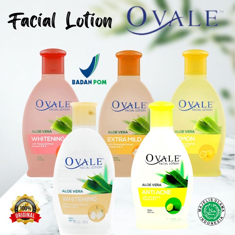 Jual OVALE 2 IN 1 FACIAL LATION | Shopee Indonesia