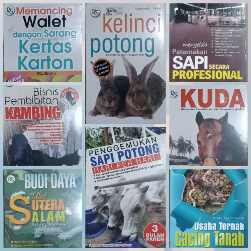 Jual Buku peternakan bisnis kambing,memancing walet dengan sarang ...