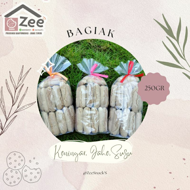 Jual Kue Bagiak khas Banyuwangi Keningar/Jahe/Susu 250gr Home Made ...