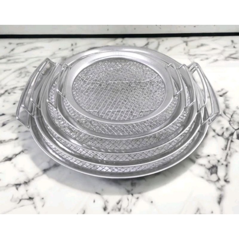 Jual Piring Tirisan Saringan Bulat Tiris Minyak Sayur Serbaguna Gagang ...