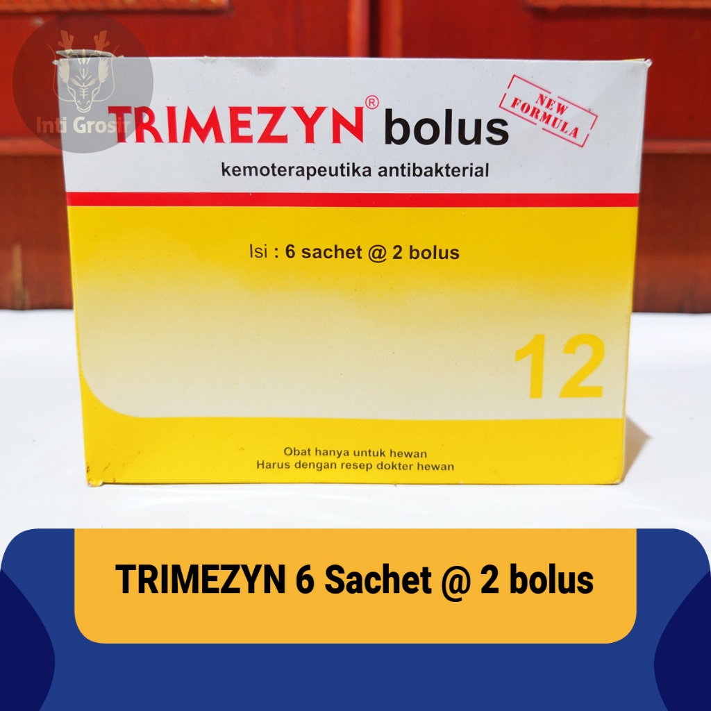 Jual Trimezyn Bolus 2 Bolus GROSIR 6 Sachet Obat Infeksi Saluran Cerna ...