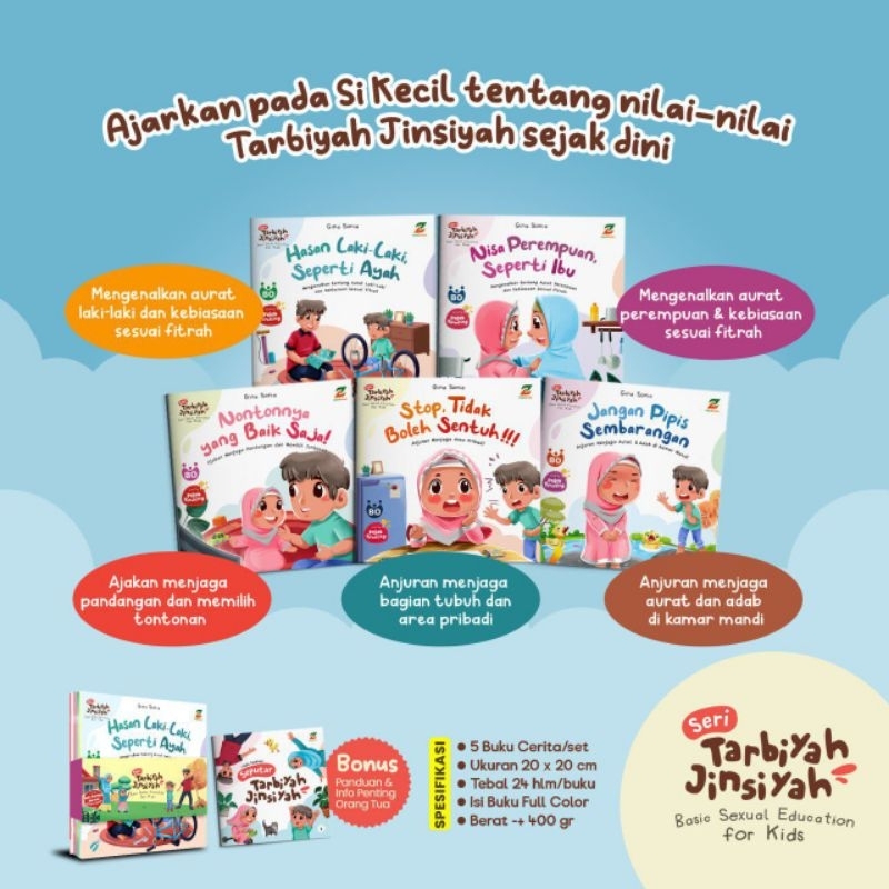 Jual Tarbiyah Jinsiyah (Seri Pendidikan Seks Anak Usia Dini) | Shopee Indonesia