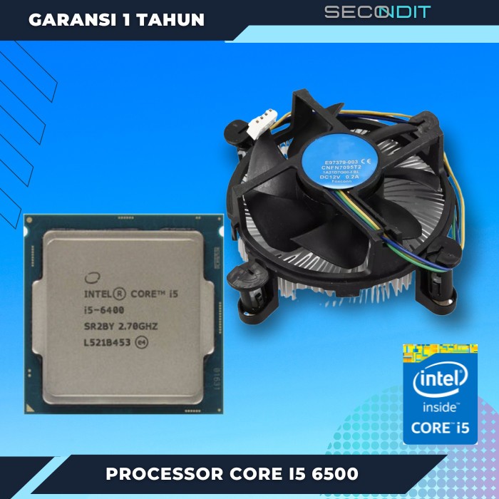 Jual processor intel core i5 6500 dengan fan Proc gen 6 LGA 1151 | Shopee Indonesia
