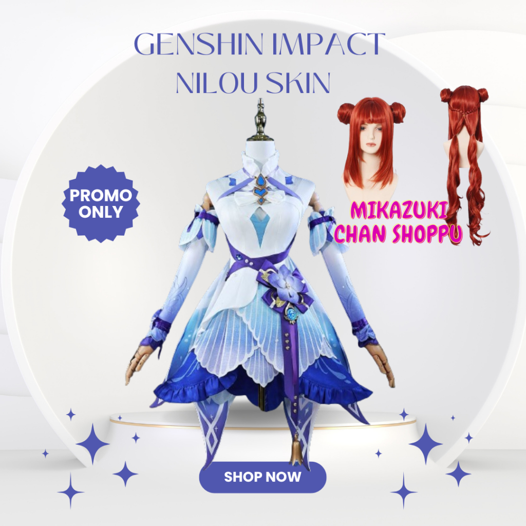 Jual ( READY STOK ) PROMO WUDU UPGRADE Costume Set Nilou Skin Genshin ...