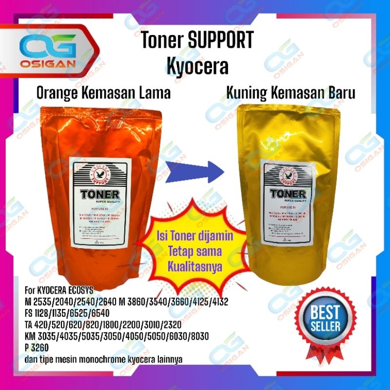 Jual TONER SUPPORT ISI 1KG KM 2040 2540 2640 3660 3860 2535 Kemasan Baru (PROMO) | Shopee Indonesia