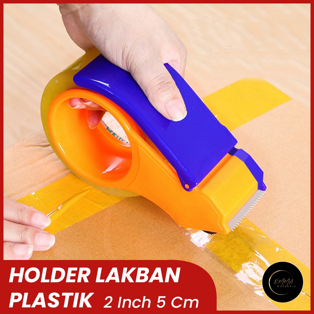 Jual EM Dispenser lakban 2 inch 5 cm tempat lakban Rollan plastik ...