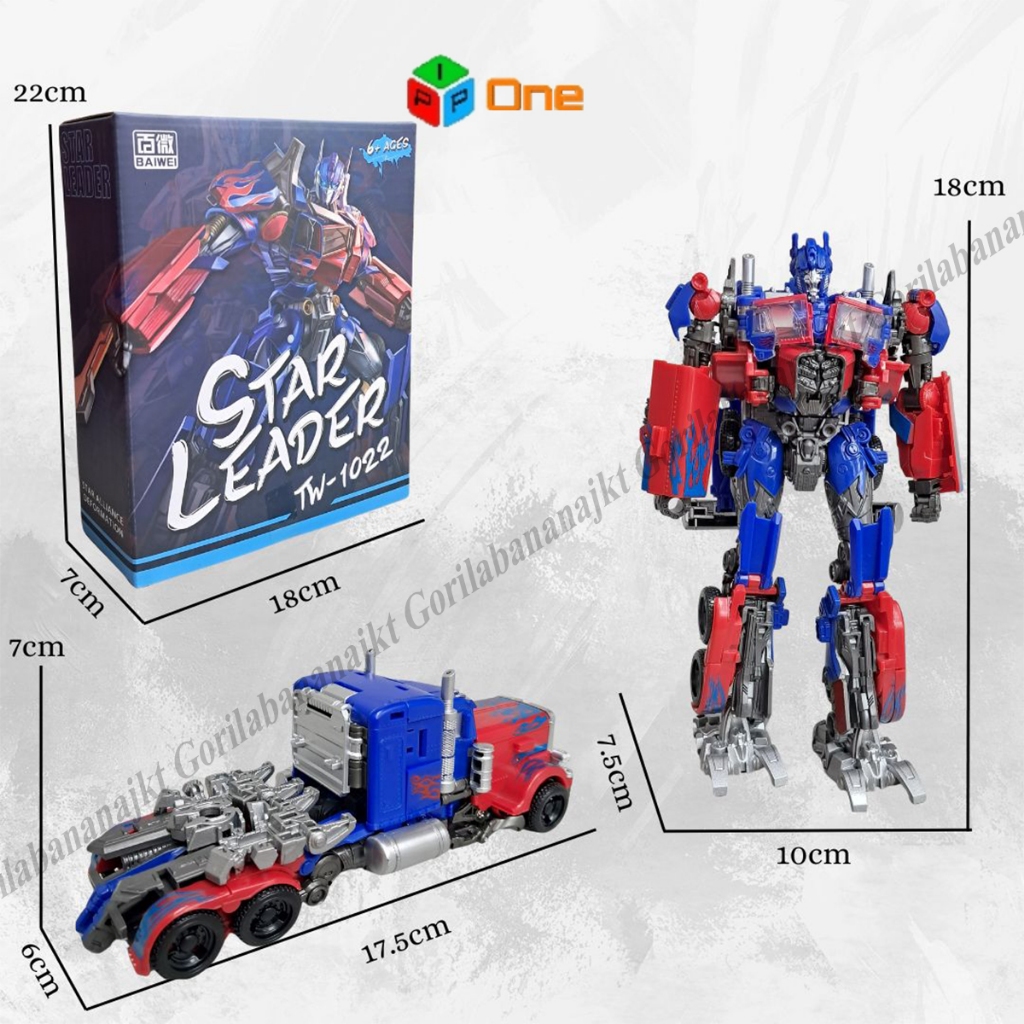 Jual Baiwei Action Figure Robot deformation optimus prime mainan robot anak optimus prime TW ...