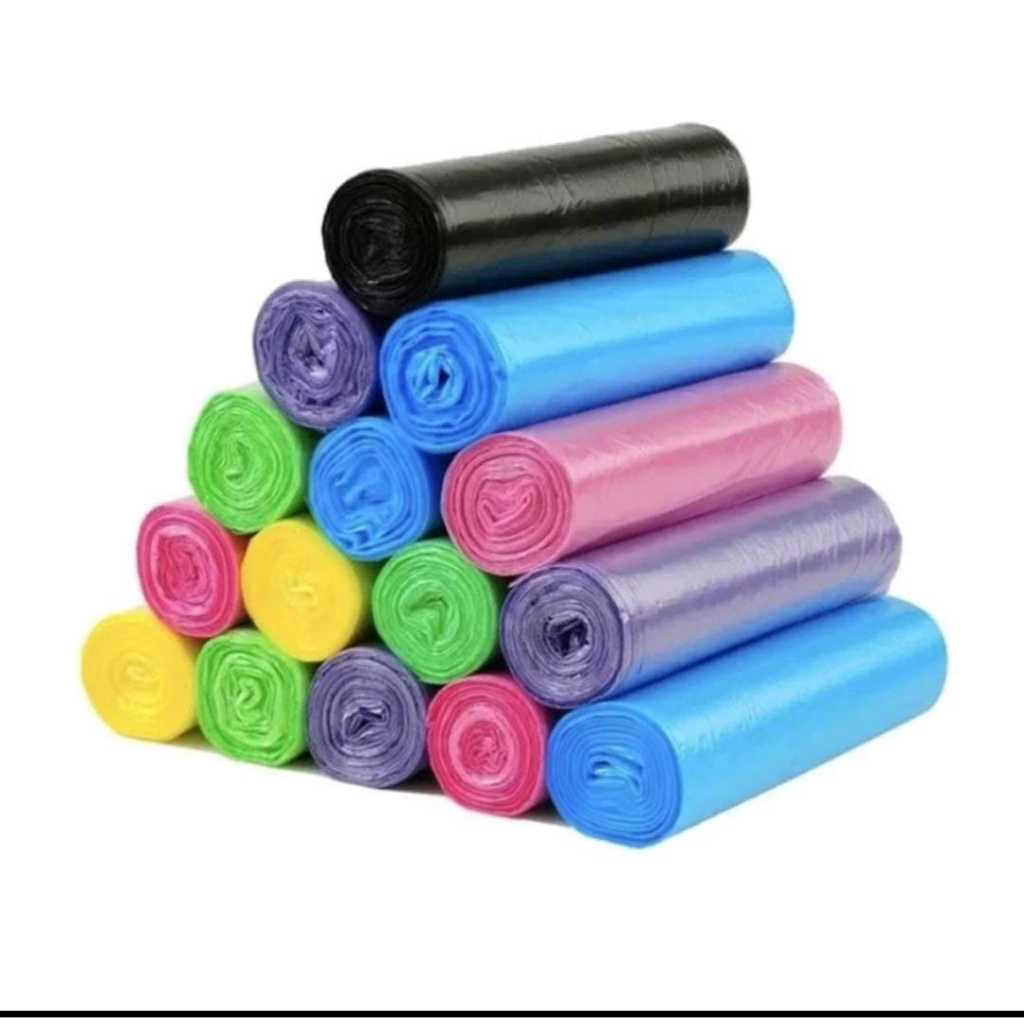 Jual KANTONG PLASTIK SAMPAH 45*50CM isi 12-15 lembar/plastik transparan ...