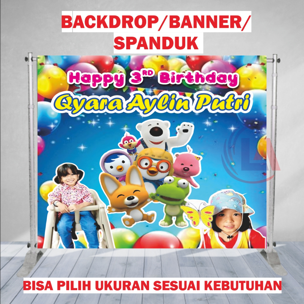 Jual SPANDUK/BANNER/BACKDROP/SPANDUK ULANG TAHUN ANAK/BANNER ULANG ...