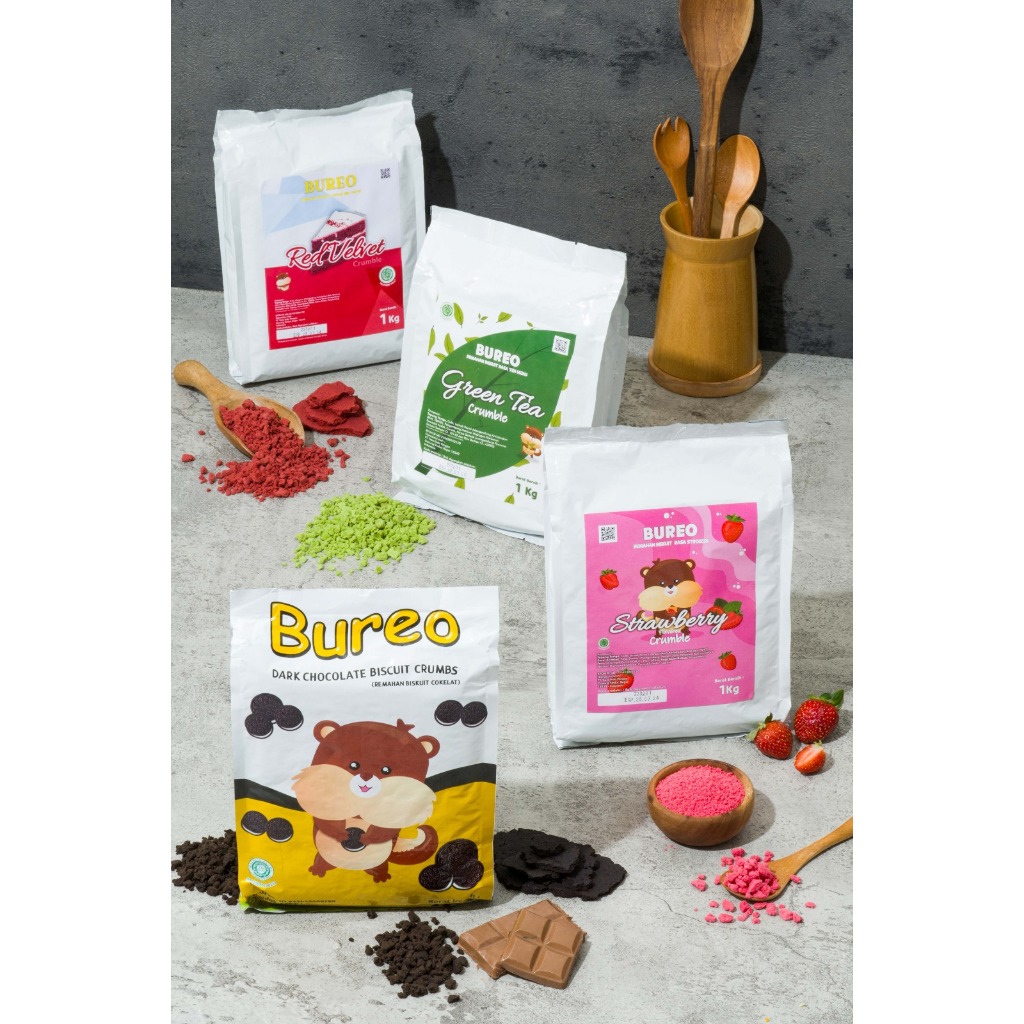 Jual Bureo crumble 1kg / Topping Kue / Topping Minuman / Topping ...