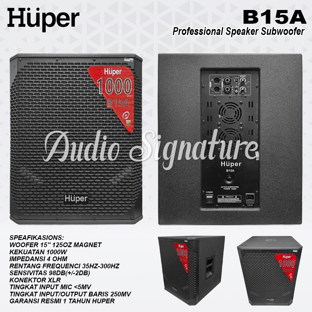 Jual HUPER B15A | B 15A | B15 A Speaker Aktif Subwoofer 15 Inch ...