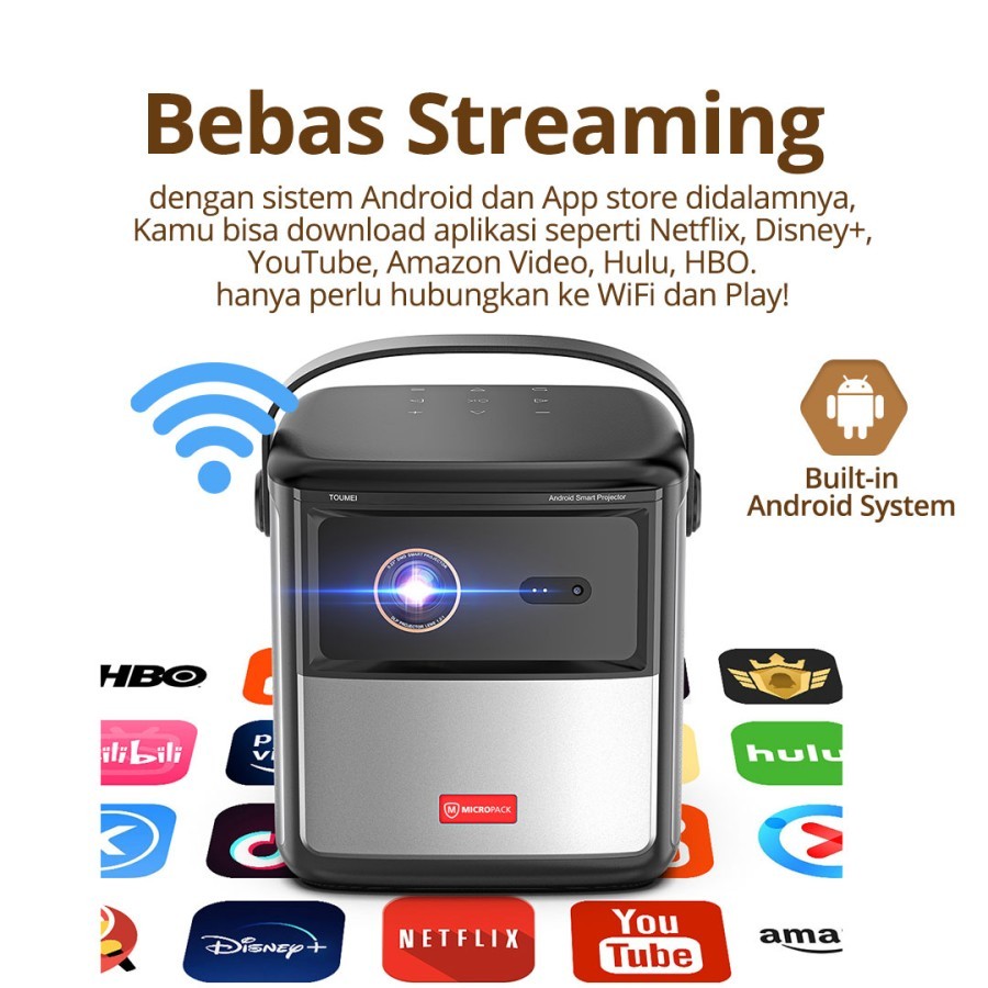 Jual MICROPACK ANDROID PROJECTOR - ( MPJ-03 ) | Shopee Indonesia