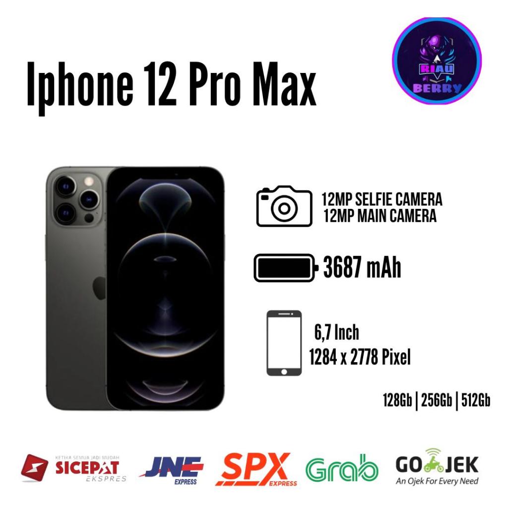 Jual Iphone 12 Pro Max 128GB 256GB Inter Second Like New Fullset | Shopee Indonesia